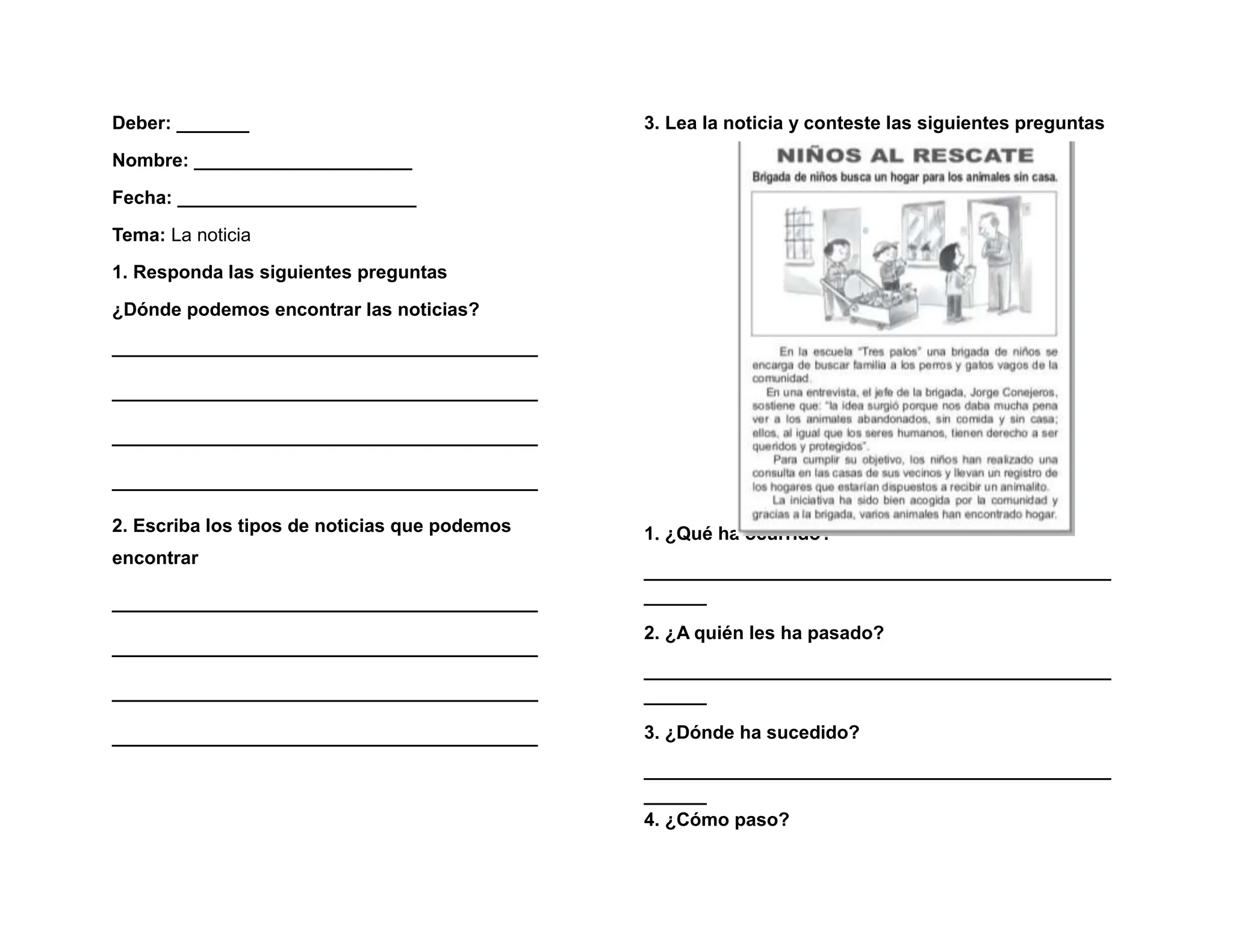 actividad _la noticia PARA NIÑOES ECOLARES.docx