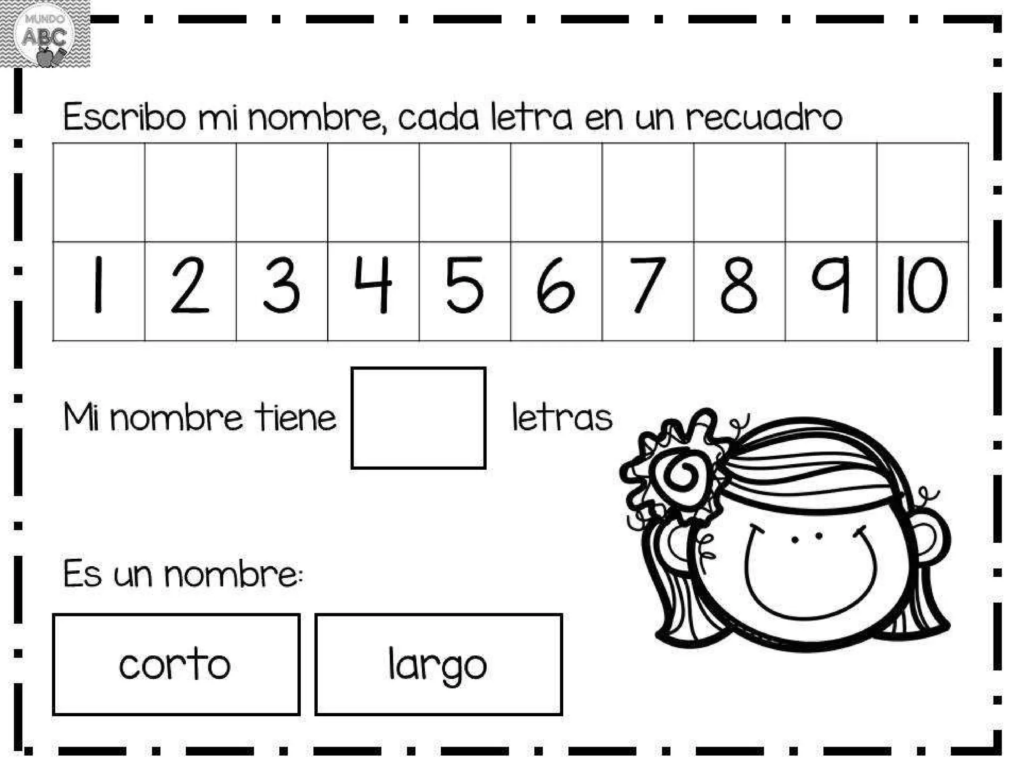 Actividad+para+trabajar+la+escritura+del+nombre+propio | PDF