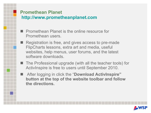 Promethean ActivInspire IWB Introduction | PPT