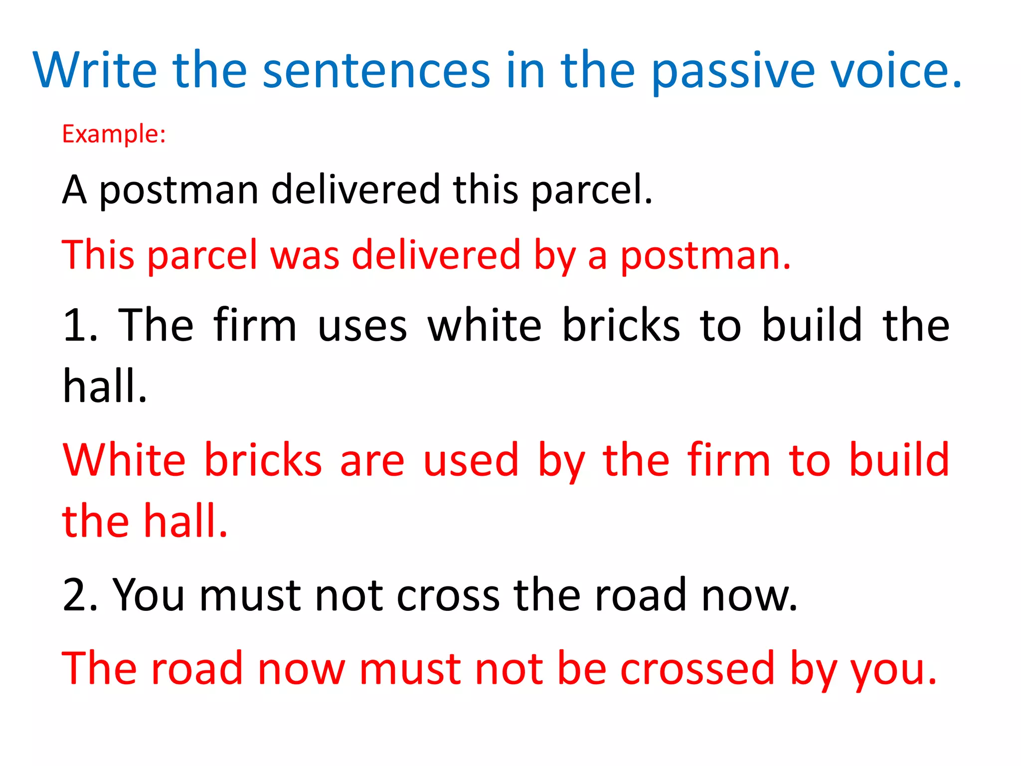 Active passive activities | PPTX