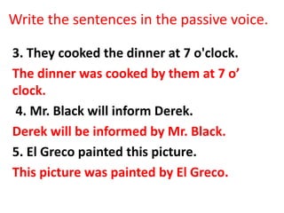 Active passive activities | PPT