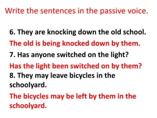 Active passive activities | PPTX