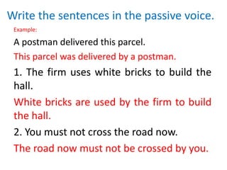 Examples Of Passive Activities