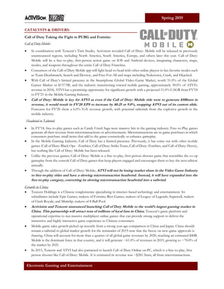 Activision Blizzard, Inc. (ATVI) Initiating Coverage Report | PDF