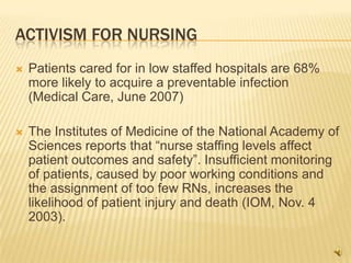 Activism for nursing | PPTX