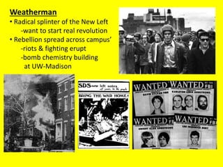 Activism & the new left | PPTX