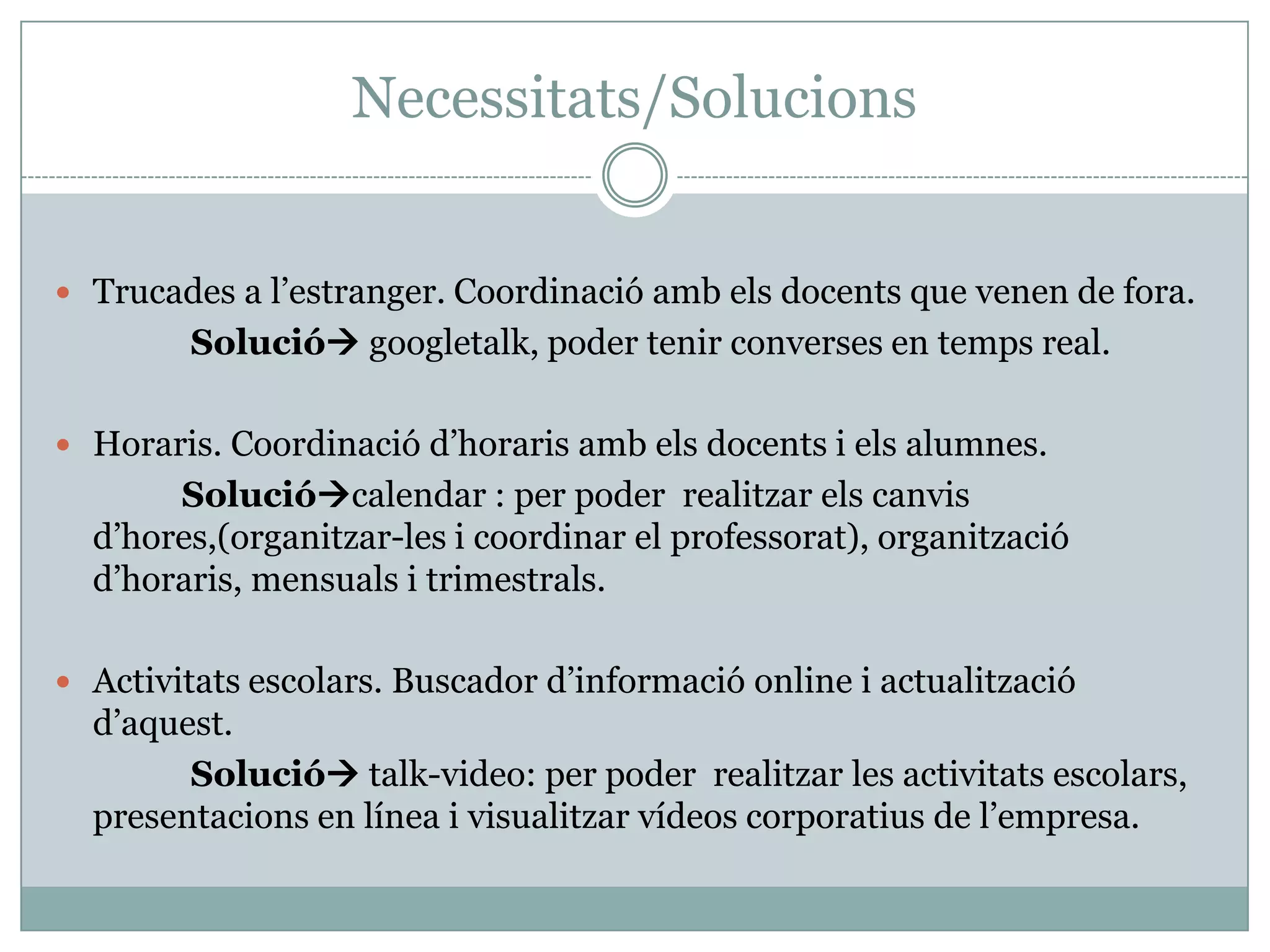 Activitat2 guarderia | PPT