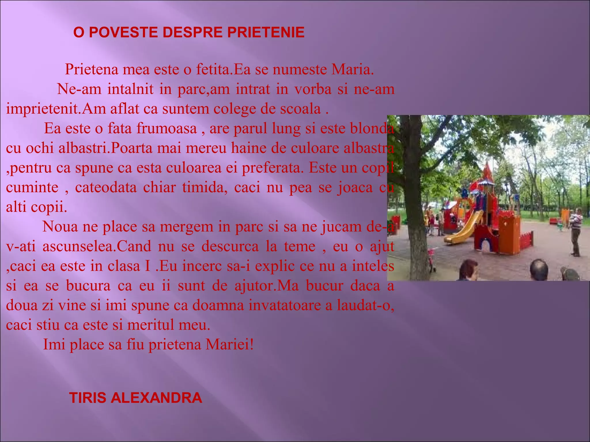 PRIETENIA-UN DAR SFANT | PPT