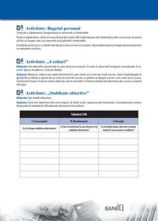 Activitati bugetul personal stabileste obiective | PDF