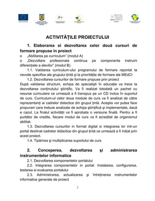 Activitati proiect | PDF