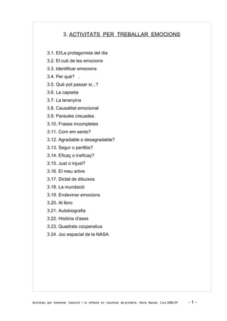 Activitatsemocions | PDF
