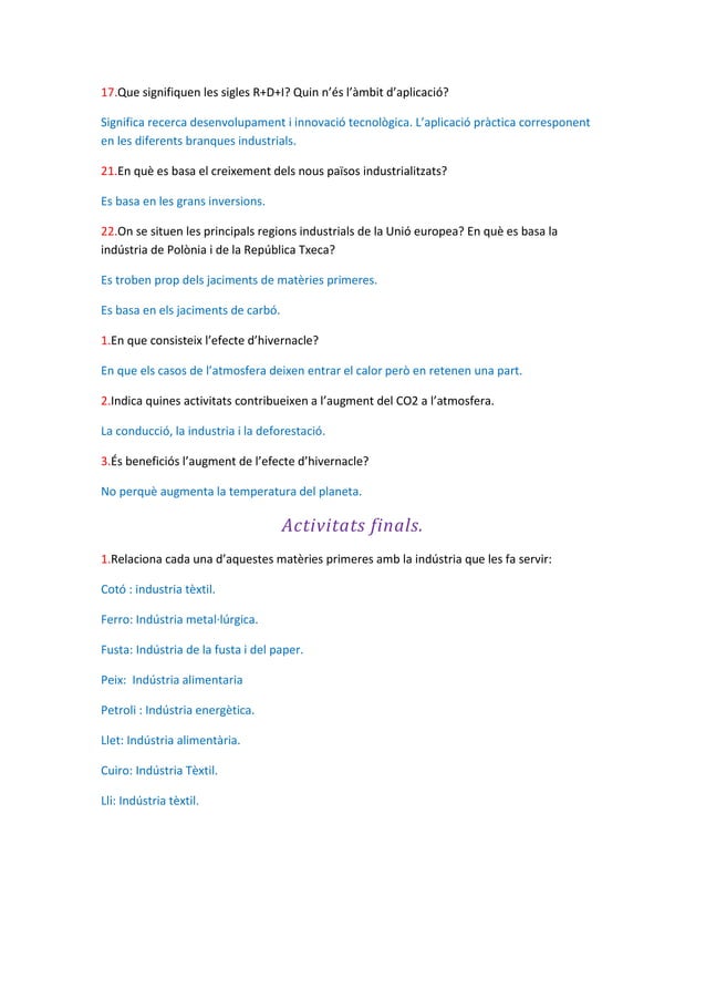 Activitats tema 7. | PDF