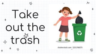 Verbs and daily actions for vocabulary skills | PPTX