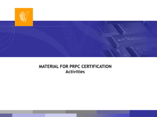 Document about the Activities in Pega.ppt