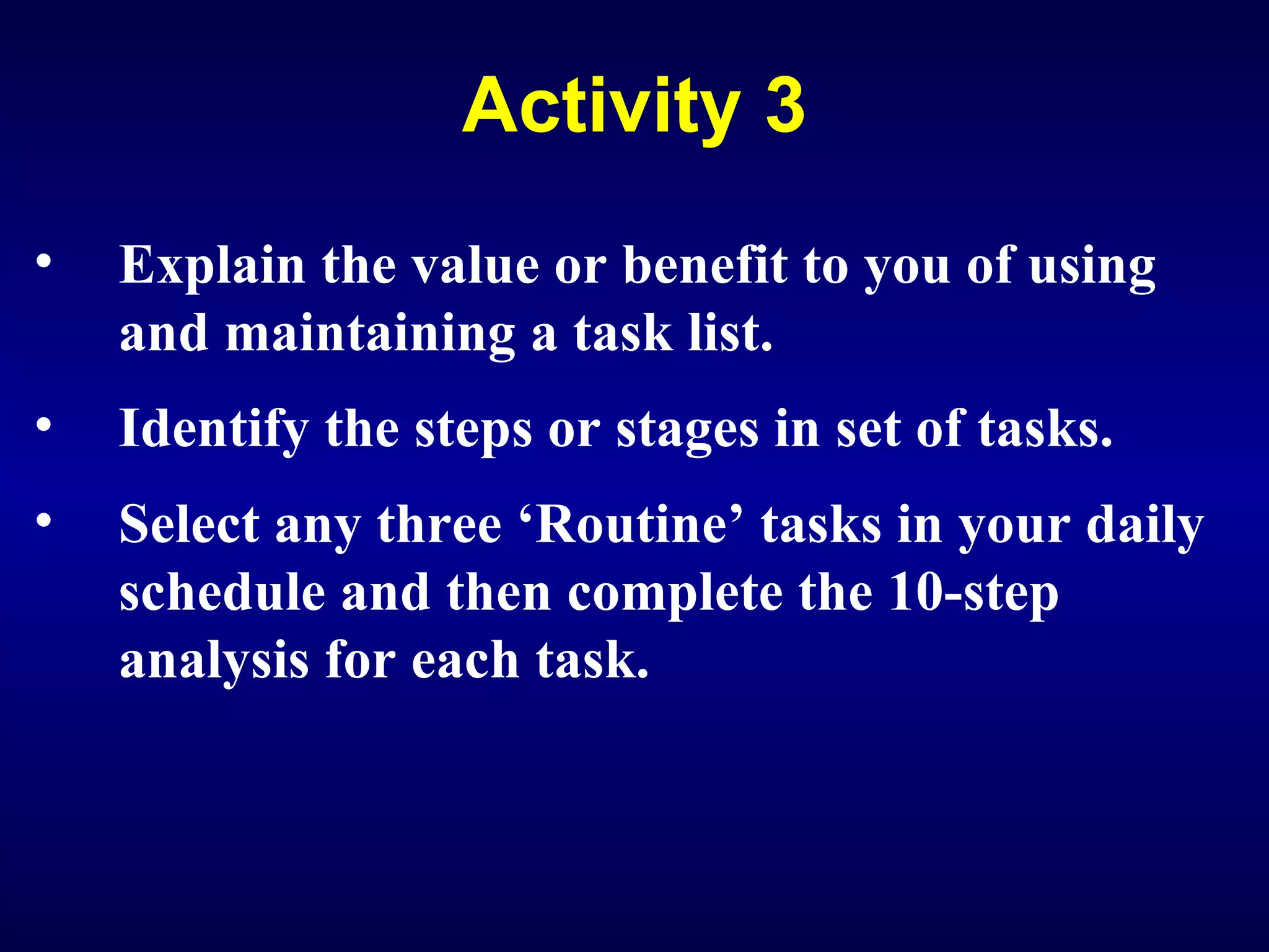 NCV 2 Business Practice Hands-On Support - Activities 5 | PPT