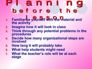 Activities And Lessons | PPT