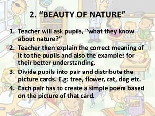 Activities and materials to encourage aesthetic development through | PPTX