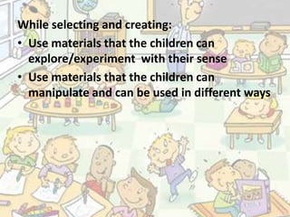 Activities and materials to encourage aesthetic development through | PPTX