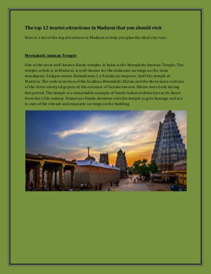 Activities and tourist destinations in Madurai.pdf
