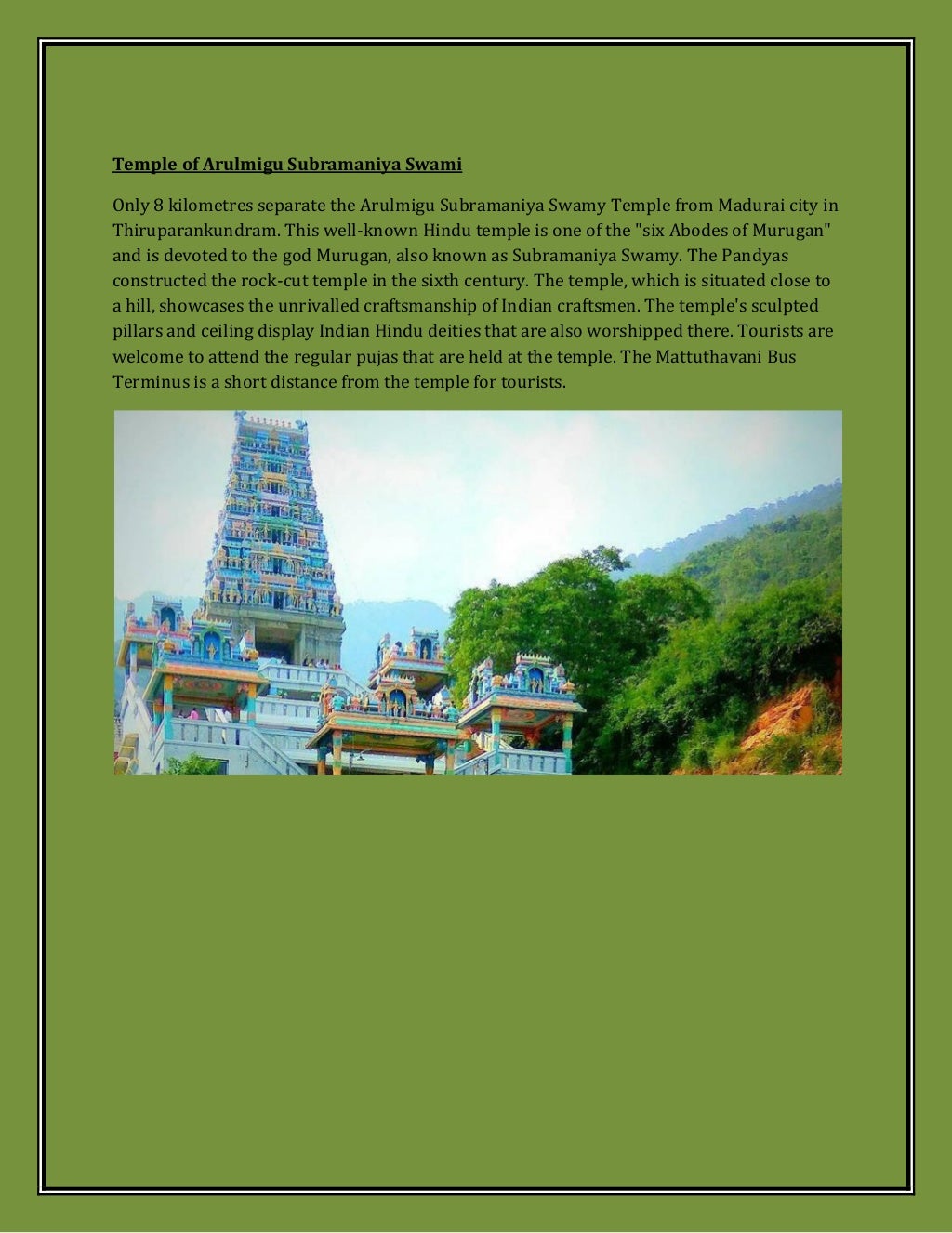 Activities and tourist destinations in Madurai.pdf
