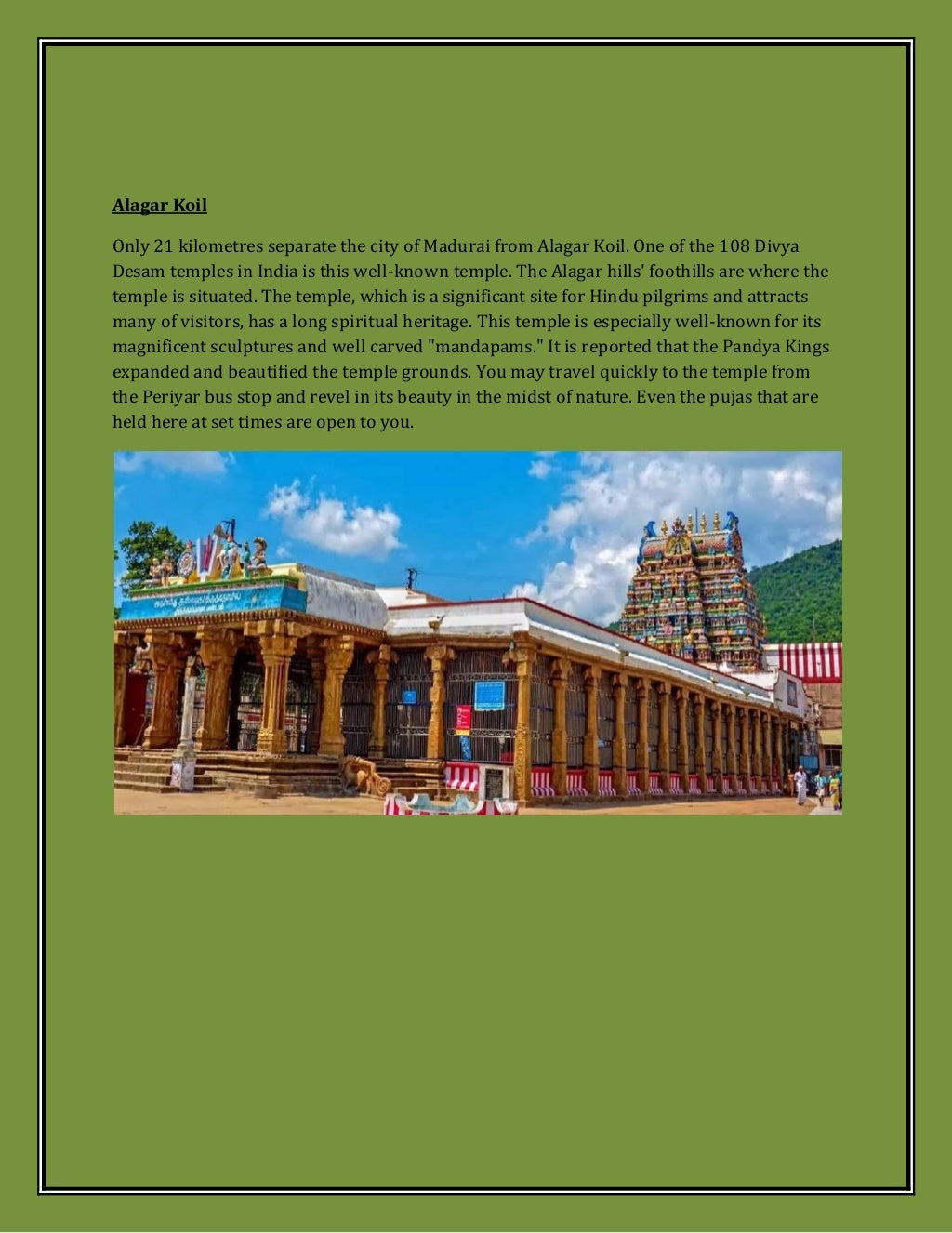 Activities and tourist destinations in Madurai.pdf