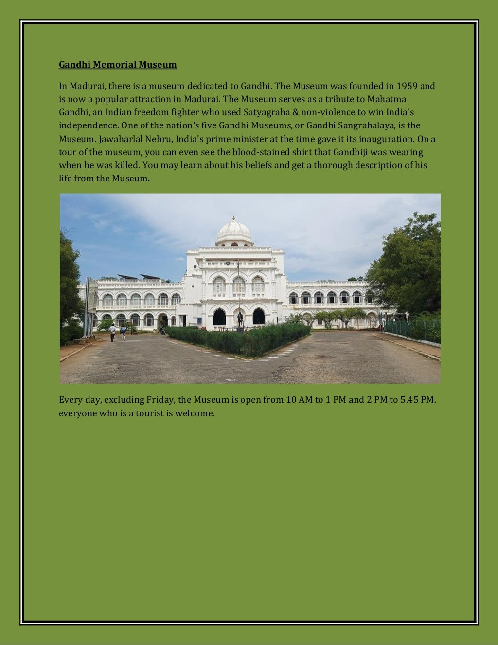 Activities and tourist destinations in Madurai.pdf
