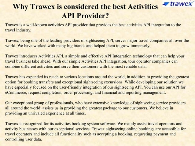 Activities API | PPT