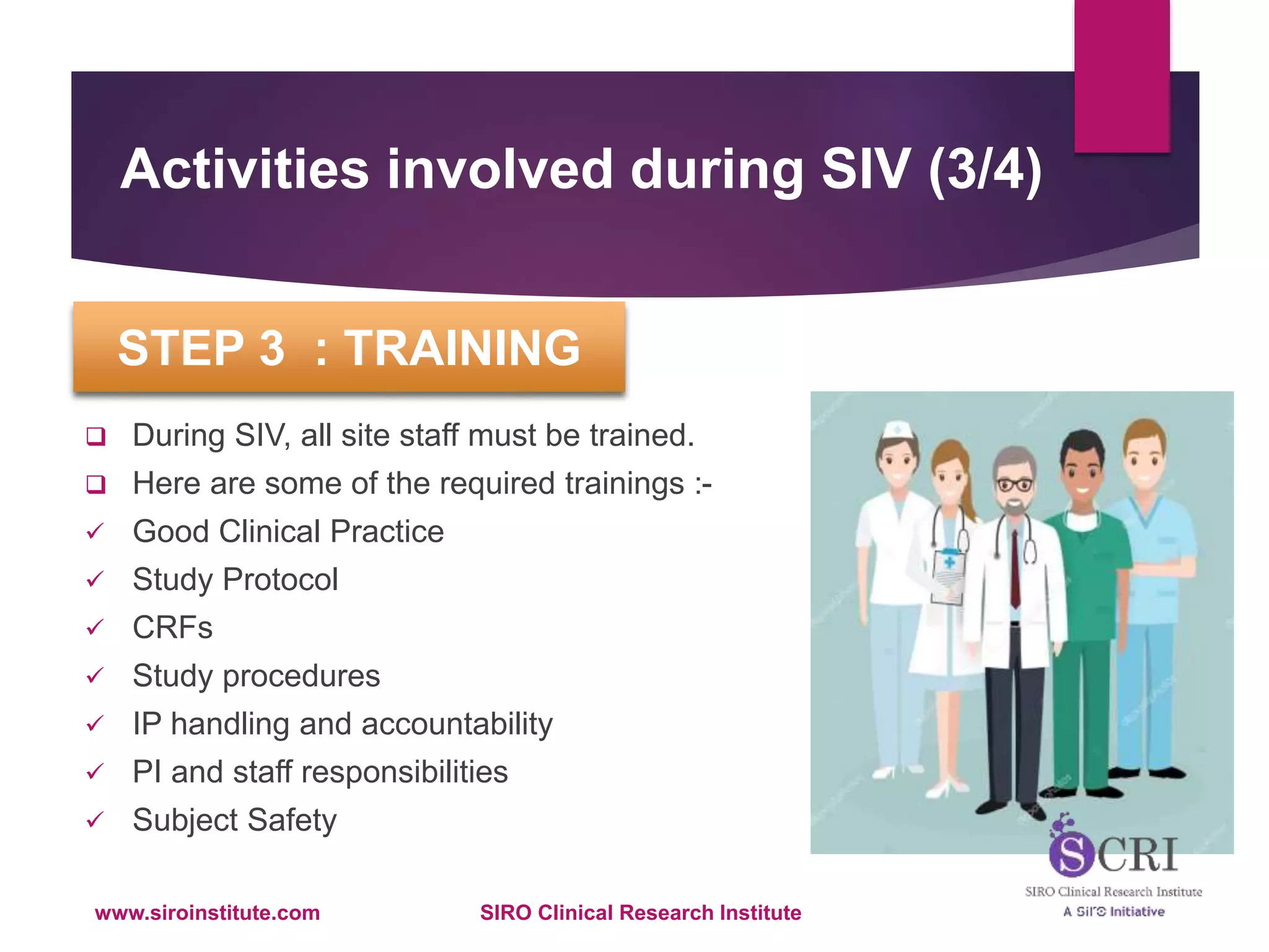 Activities conducted during Site Initiation Visit (SIV).pptx