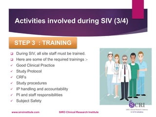 Activities conducted during Site Initiation Visit (SIV).pptx