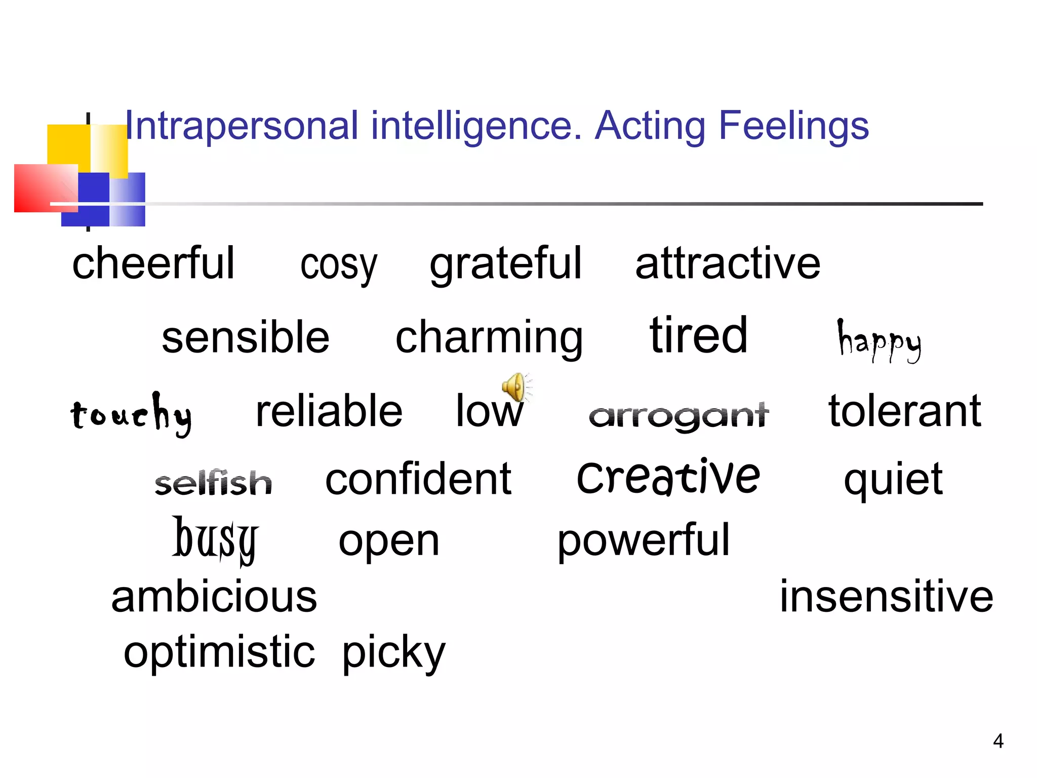 Activities for the 8 kinds of smart | PPT | Science