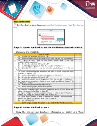 Activities guide and evaluation rubric task 3 - writing task forum ...