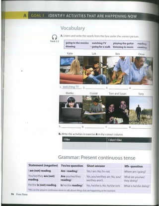 Activities in progress beginner | PDF