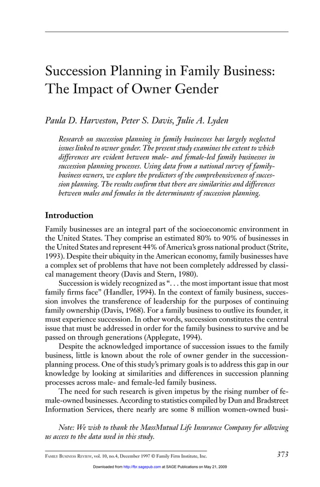 Activities involved in succession process 6 | PDF