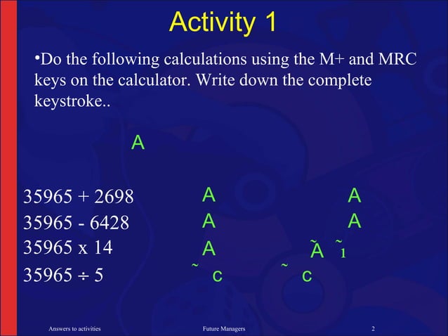 NCV 2 Mathematical Literacy Hands-On Training Module 1 Activities | PPT | Food & Drink