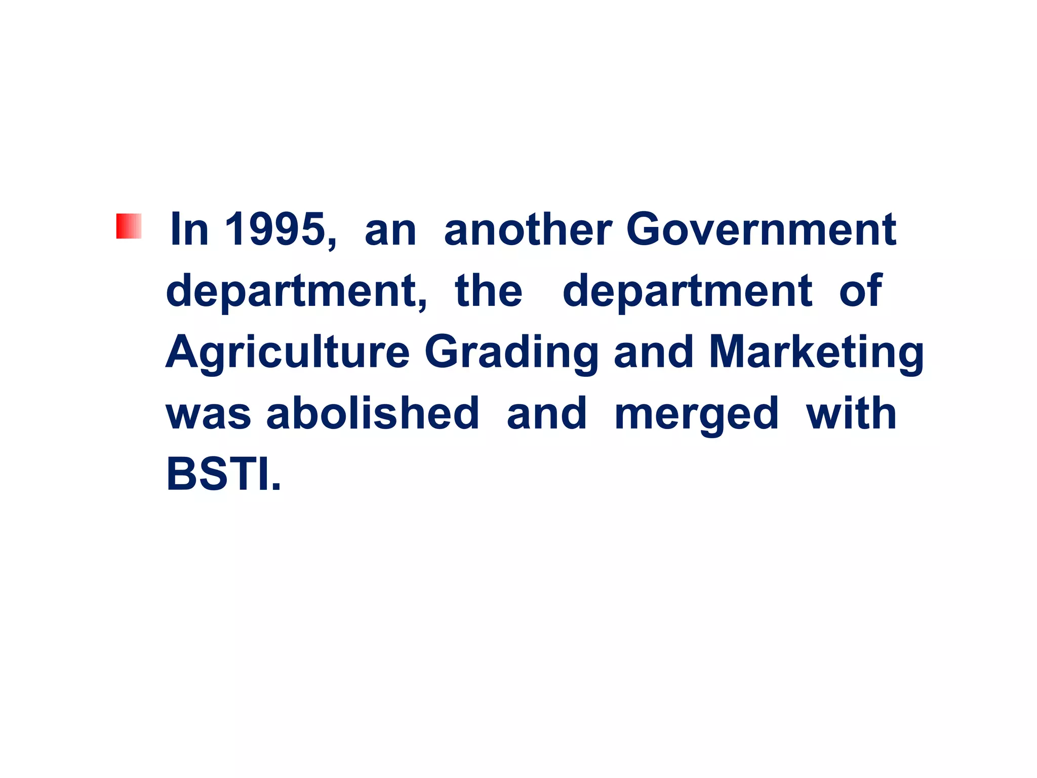 BSTI Certification Course | PPT