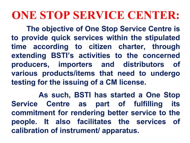 BSTI Certification Course | PPT