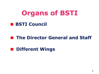 BSTI Certification Course | PPT