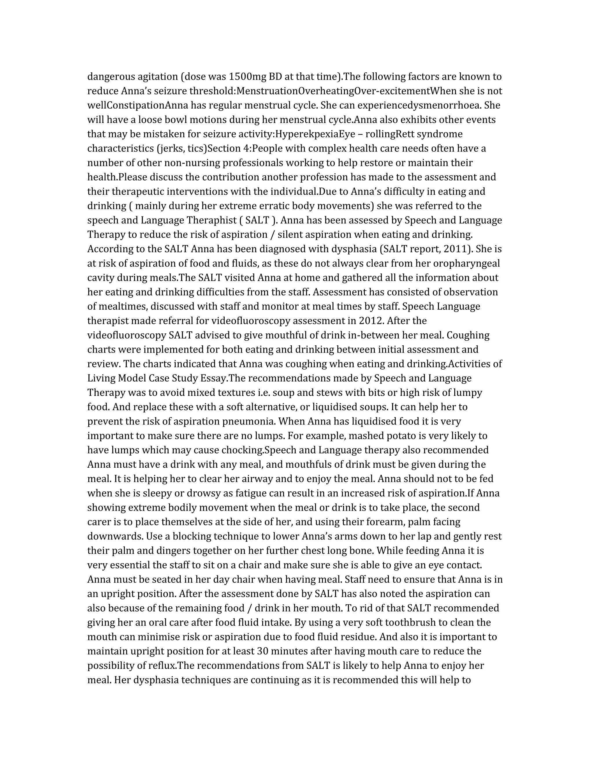 Activities of Living Model Case Study.docx