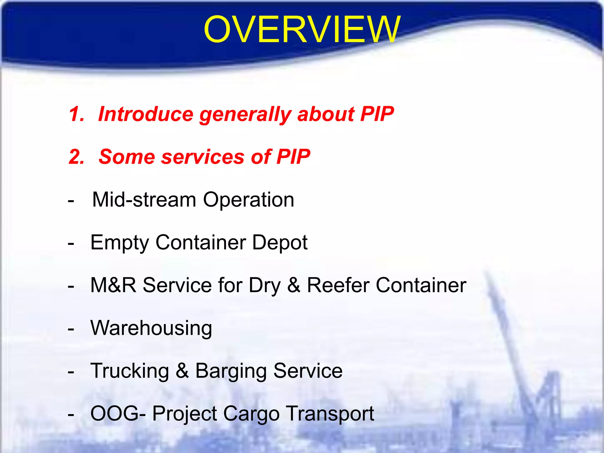 Activities of phuoc long icd port | PPTX
