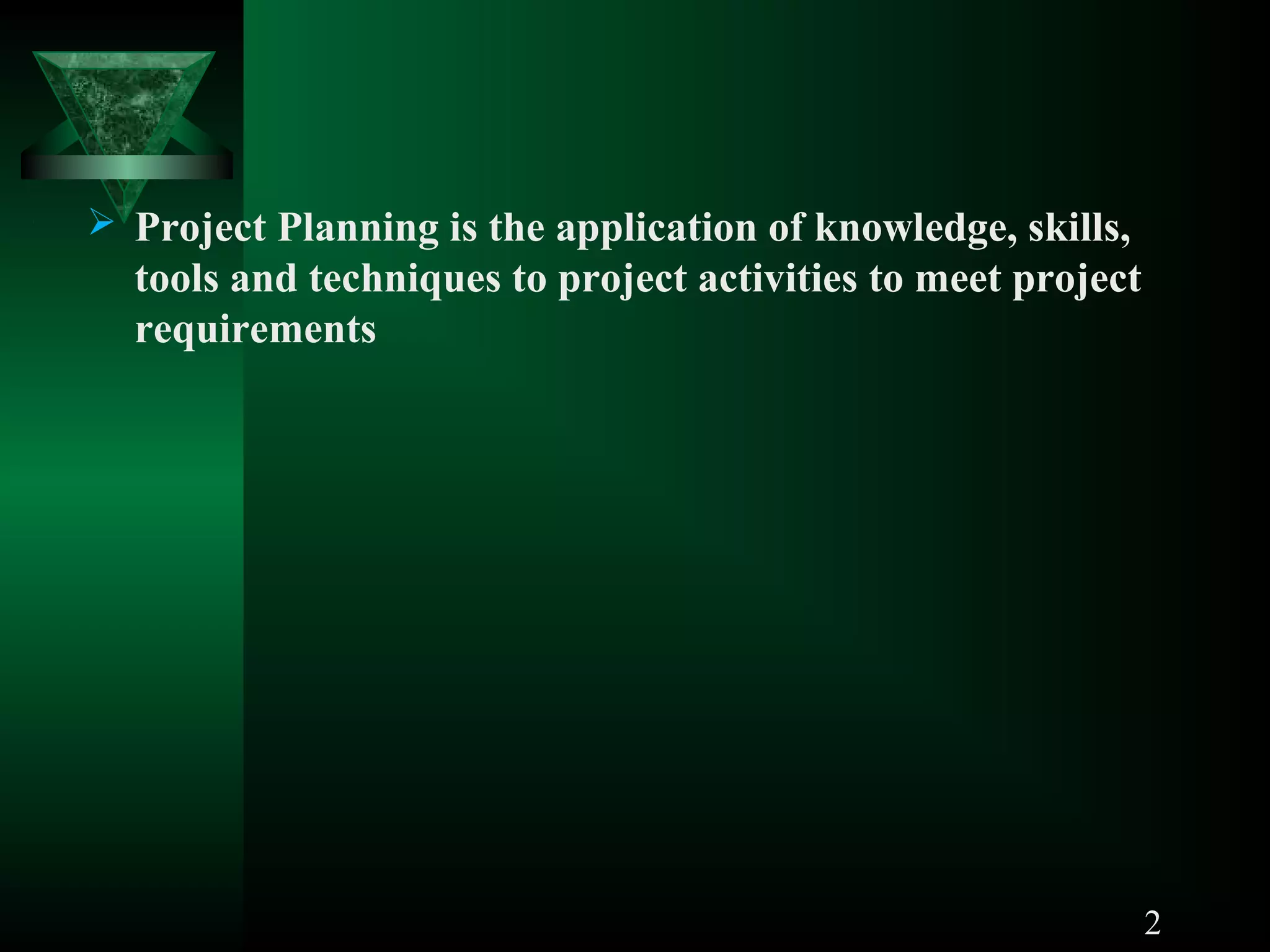 Activities of project planning | PPT