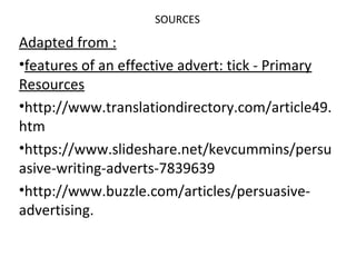 Linguagem da propaganda/ Language in Advertising | PPT