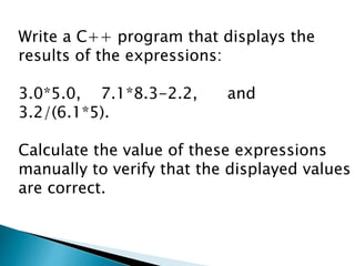 Activities on Operands | PPTX