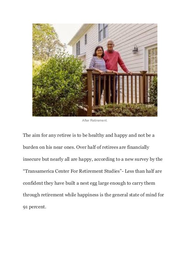 Activities post retirement | PDF