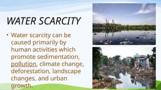 Activities that affect the availablity of water.pptx