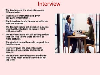 Activities to develop speaking skill ppt | PPTX