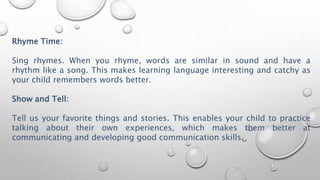 Activities To Help Your Kids Speak Properly | PPT