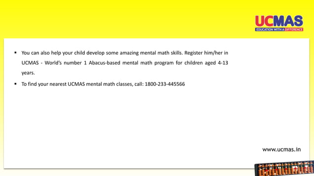 Activities to Increase Mental Math Skills of a Child | PPTX