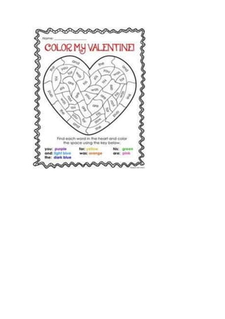 Activities valentine´s day | PDF