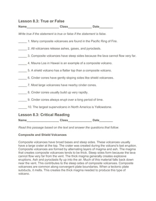 activities volcanoes.docx