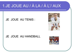 Activités Jouer Faire | PPT